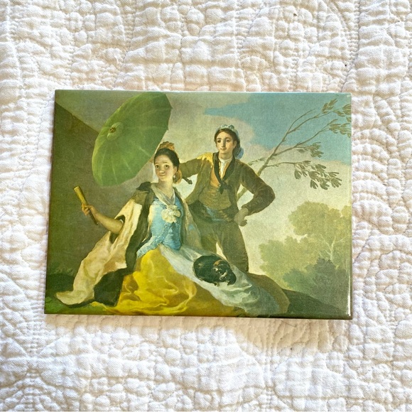 Art | Vintage Spanish Tile The Parasol By Francisco De Goya Art Made In ...